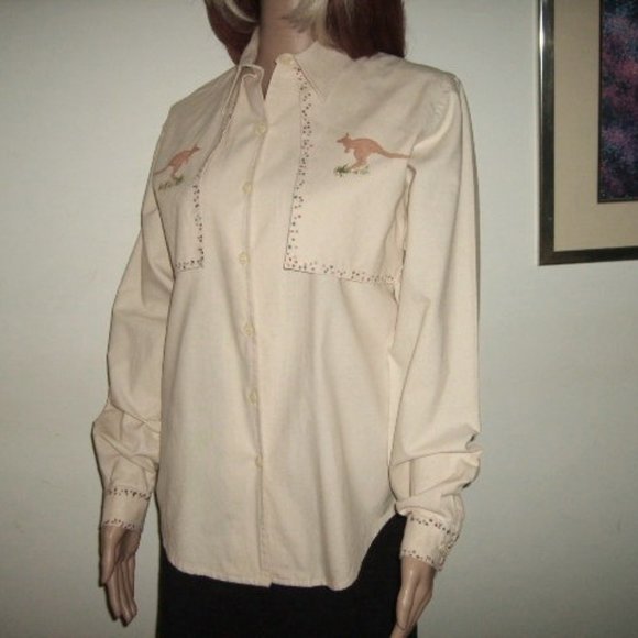 Custom made | Tops | Kangaroo Shirt Western Style Cape Custom Handmade ...